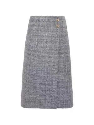 Cara Cara Luca A-line Midi Skirt - Grey