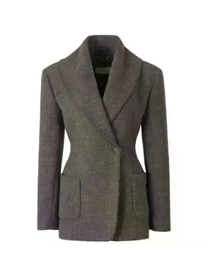 Magda Butrym Belted Shawl-collar Blazer