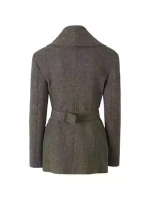 Magda Butrym Belted Shawl-collar Blazer