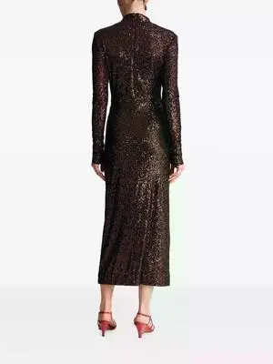 Cara Cara Ryan Sequin-embellished Midi Dress