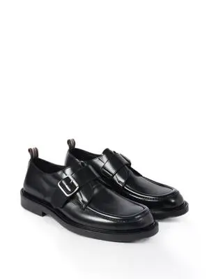 Paul Smith Newling Buckle Monk Shoes - Black