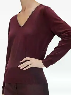 Paul Smith Signature Stripe V-neck Sweater