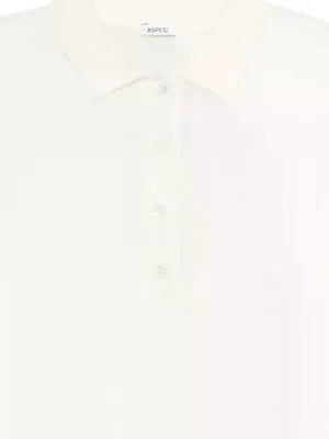 Aspesi Button-up Cashmere Polo Top