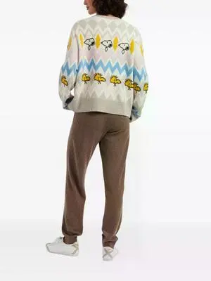 Chinti & Parker Snoopy Fair Isle Cardigan