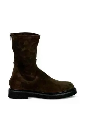GUGLIELMO ROTTA Suede Rear-zip Boots