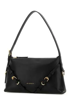 Givenchy Leather Mini Voyou Shoulder Bag - Black