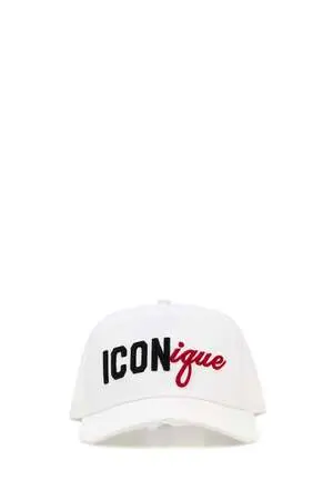 Dsquared2 Gabardine Baseball Cap - White