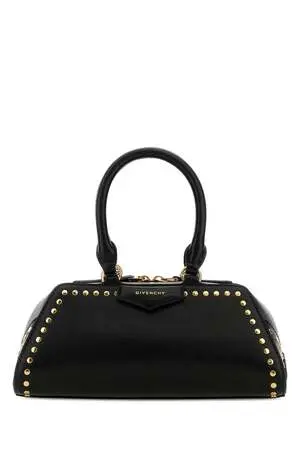 Givenchy Leather Mini Antigona East-west Handbag - Black
