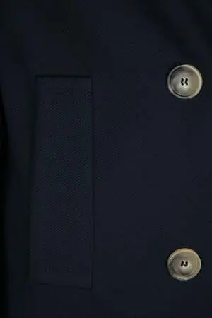 Harris Wharf London Women Peacoat Diagonal Crafted With Loro Piana Fab - Multicolor