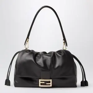 Fendi Baguetteâ® Soft Large Bag - Black