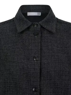 DOUUOD Check Raw-cut Shirt