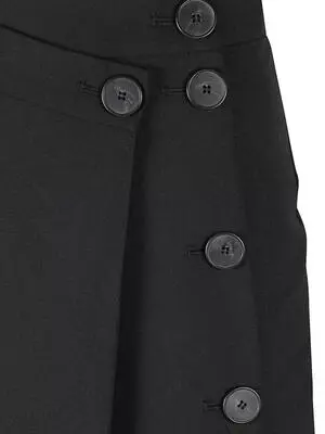 IRO PARIS Button-embellished Wrap Midi Skirt