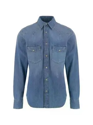 JACOB COHЁN Western-style Denim Shirt