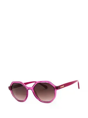 Moschino Geometric-frame Sunglasses - Pink