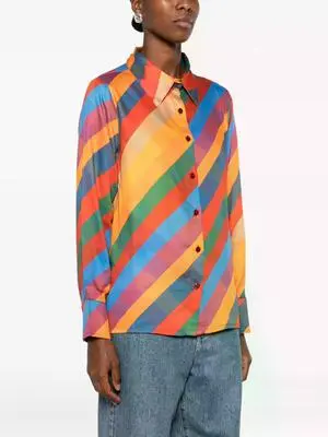 CONNOR&BLAKE Quinn Diagonal-stripe Shirt
