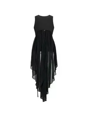 Blumarine Asymmetric-hem Waistcoat-style Gilet