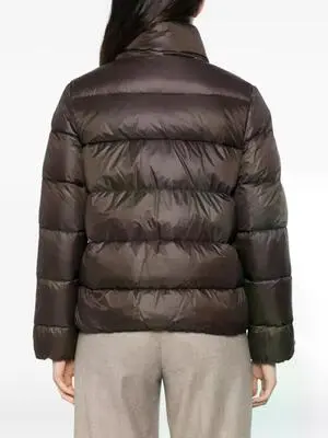 Peserico Quilted High-neck Jacket