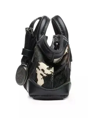 Ash Micro Joly Cow-print Leather Tote Bag