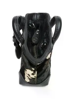 Ash Micro Joly Cow-print Leather Tote Bag