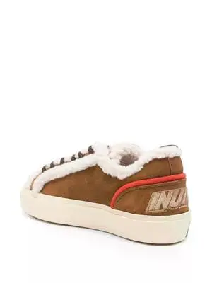Inuikii Lila Shearling-trim Sneakers