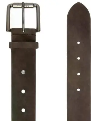 Max Mara Suede Double-buckle Belt - Brown