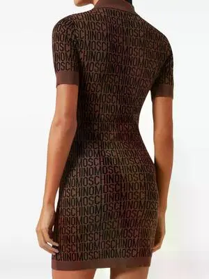 Moschino Logo-jacquard Mini Dress