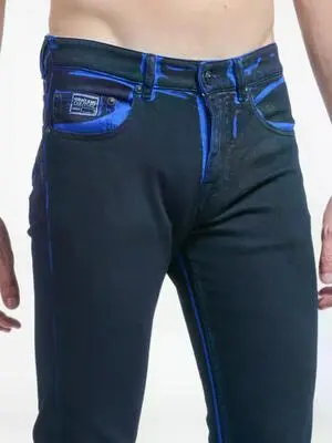 Versace Nocturnal Washed-effect Slim-fit Jeans