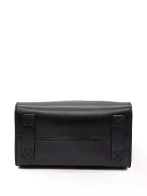Moschino Tie Me Embossed Calf Leather Mini Tote Bag