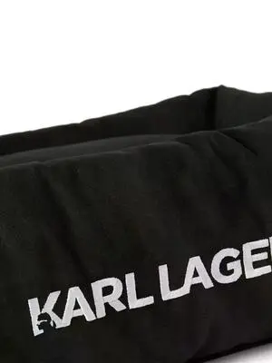 Karl Lagerfeld Logo-embroidered Pet Bed