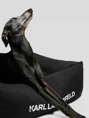 Karl Lagerfeld Logo-embroidered Pet Bed
