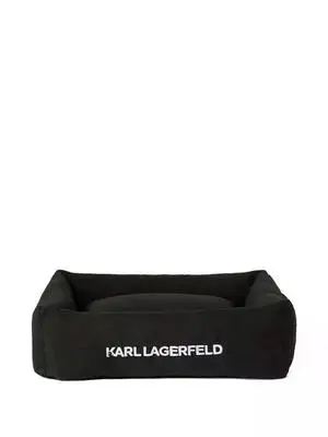 Karl Lagerfeld Logo-embroidered Pet Bed - Black