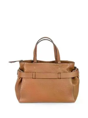 GIANNI CHIARINI Miranda Grained Leather Tote Bag