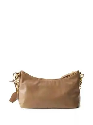 Prada Leather Shoulder Bag - Neutrals