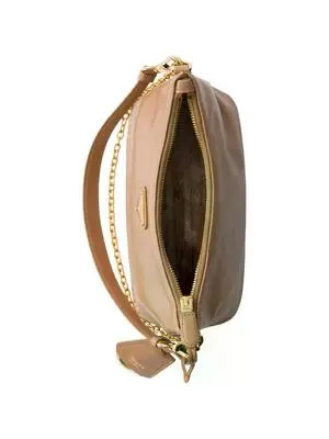 Prada Leather Shoulder Bag - Neutrals