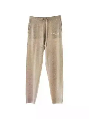 Karl Lagerfeld Logo-embroidered Cashmere Track Pants