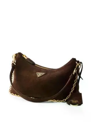 Prada Suede Shoulder Bag