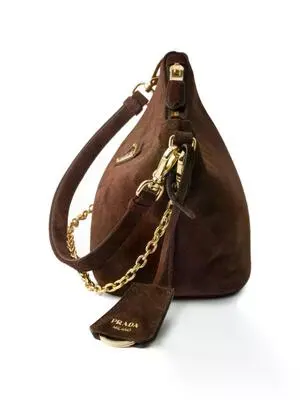 Prada Suede Shoulder Bag