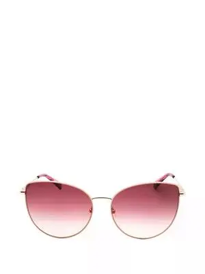 Longchamp Cat-eye Frame Sunglasses - Gold