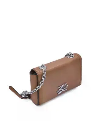 Karl Lagerfeld Small K/autograph Leather Cross Body Bag