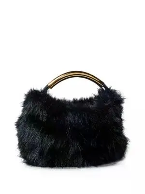 Moschino Handle Me Faux-fur Crossbody Bag