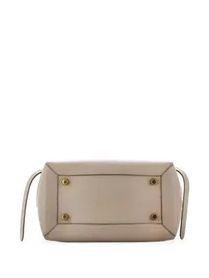 Celine Belt Bag Textured Leather Mini Shoulder Bag - Neutrals