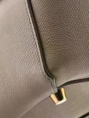 Celine Belt Bag Textured Leather Mini Shoulder Bag - Neutrals