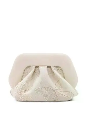 THEMOIRE Bios Small Ricamo Embroidered Clutch Bag