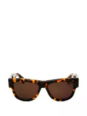 Palm Angels Merrill Rectangle-frame Sunglasses - Brown