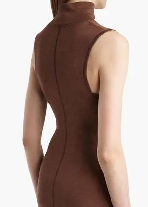 Khaite Demi Dress In Wool Silk