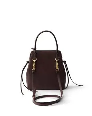 Prada Carry Leather Mini Handbag
