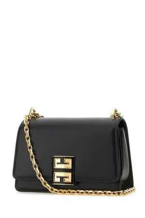 Givenchy Leather Small 4g Shoulder Bag - Black