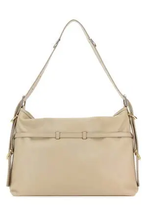 Givenchy Sand Leather Medium Voyou Shoulder Bag - Brown