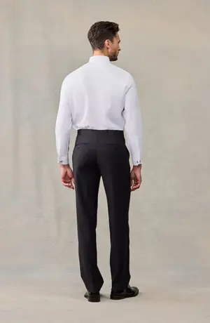 THE BLACK TUX Classic Tuxedo Pants - Black