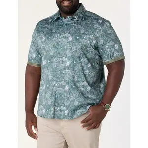 ROBERT GRAHAM BY DXL Big & Tall The Vault Sport Shirt - Emerald